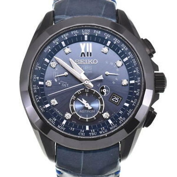 SEIKO Astron Diamond Collection SBXB081 Solar GPS satellite radio Men's ...