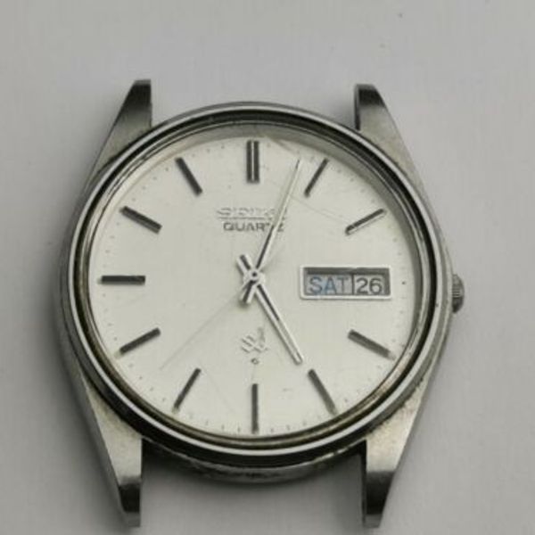 Seiko SQ 8223-8010 Quartz Day / Date Watch For Repair, Vintage Seiko Watch | WatchCharts Marketplace