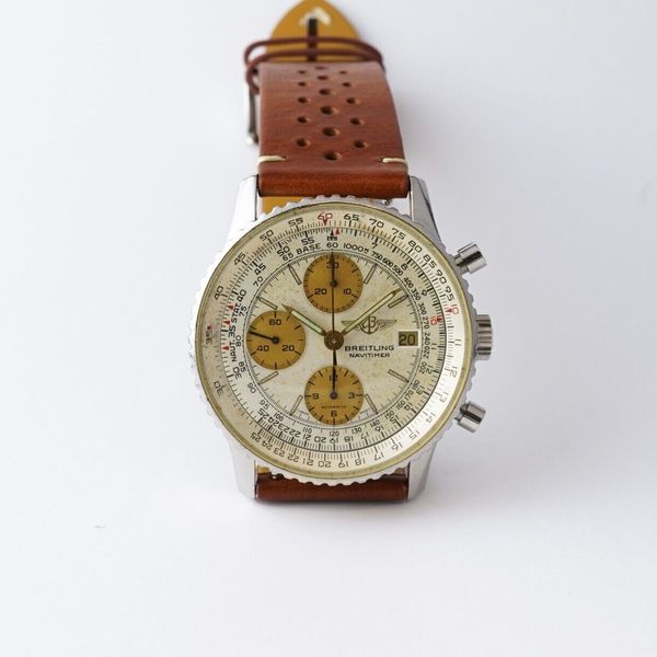 Montre ancienne Breitling Old Navitimer automatic 81610 Valjoux 7750 or ...