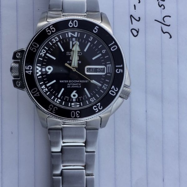 SOlD: Seiko 5 Sports compass bezel | WatchCharts Marketplace