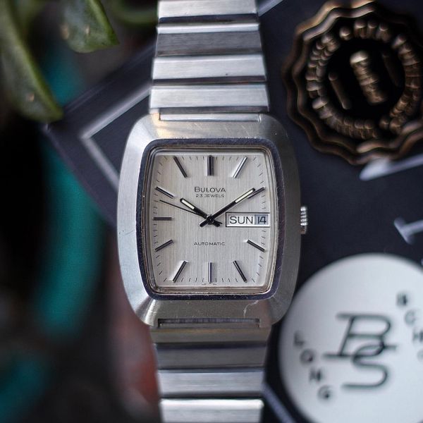 [WTS] Bulova 23 jewels Jumbo Automatic with Brushed Linen Dial ...