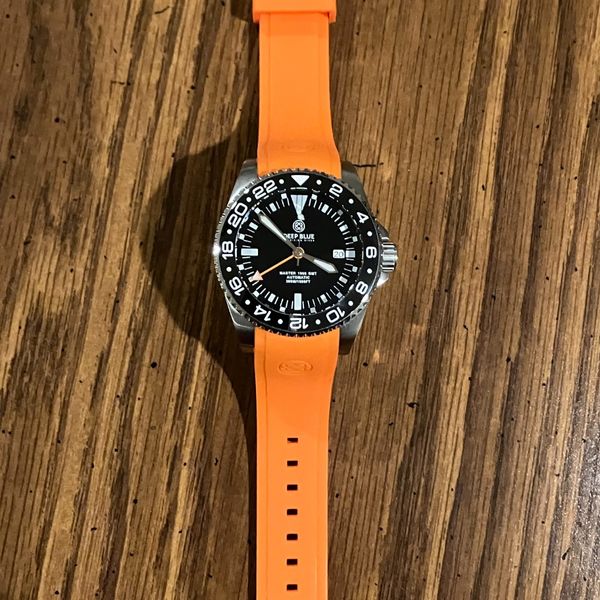 Deep Blue Master 1000 II GMT Automatic Watch 44mm | WatchCharts Marketplace