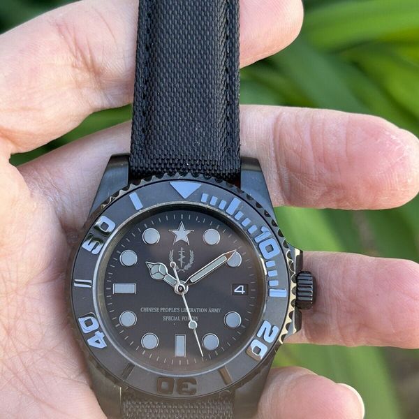 Chinese Special Forces PLA Military Tactical Watch, Seiko NH35 ...
