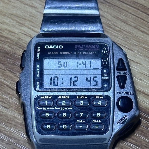 Casio CMD-40 Wrist Remote Controller Alarm Chronograph 1174 Vintage ...