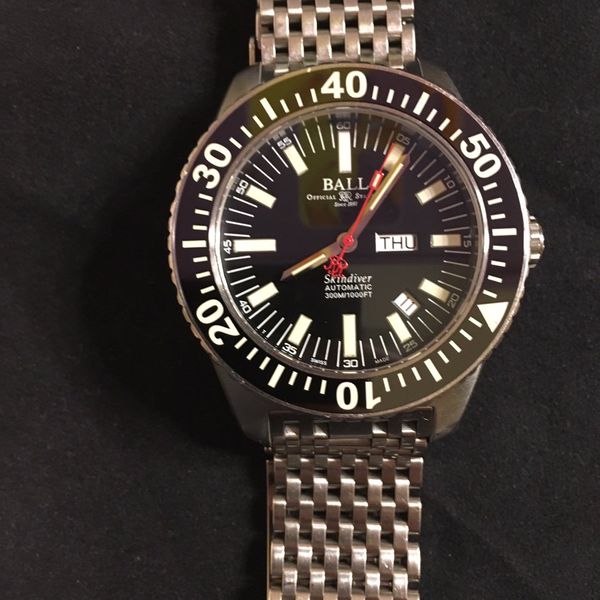 FS: Ball Skindiver I with Bonus Ball Black Nato | WatchCharts Marketplace