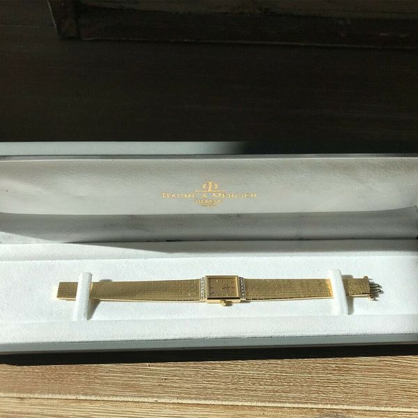 Baume & Mercier Ladies Watch 14K w/ Diamond Bezel w/ Box | WatchCharts