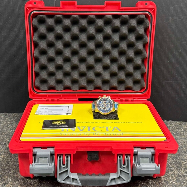 **NEW** Invicta Aviator Chronograph Blue Dial 48mm Men's Watch Model ...