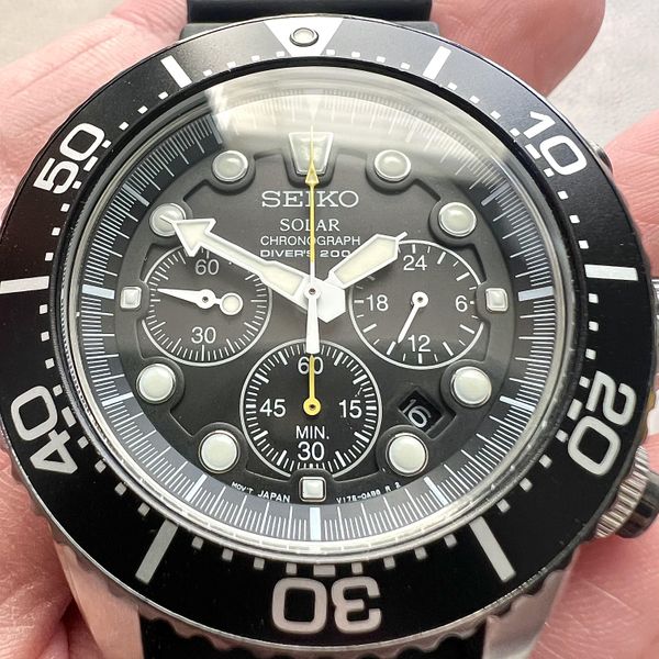 [WTS] Seiko Solar ‘Air Diver’ Chronograph - nearly mint! | WatchCharts ...