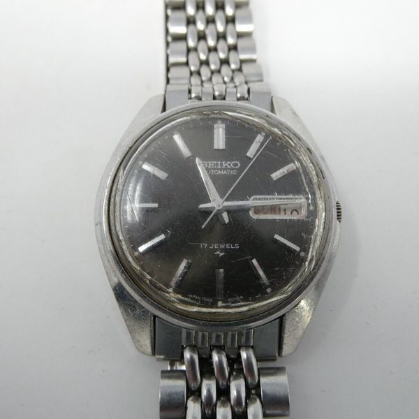 vintage seiko automatic watch men 7006-8007 17 jewels broken for parts or repair | WatchCharts ...