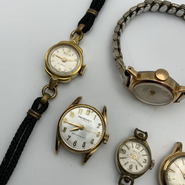 Ladies Gold Plated Watches Bundle Job Lot - Spares Repairs - Oris ...