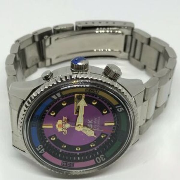 Vintage AUTHENTIC JAPAN ORIENT 21 Jewels Automatic Diver Watch Rare ...
