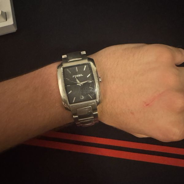 Fossil Arkitekt Square Face Stainless Steel Menâ s Watch | WatchCharts ...