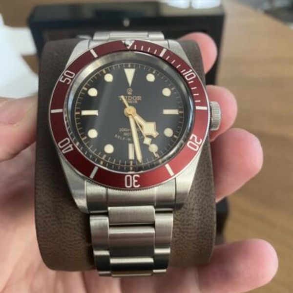 Tudor Black Bay Heritage Red ETA Rose Dial. In Mint Condition ...