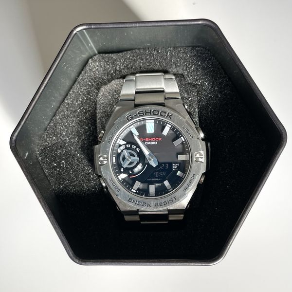 Casio G-Shock 5684 (sub series GST-B500D-1A) solar | WatchCharts Marketplace