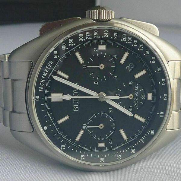Bulova Moon Watch Lunar Pilot 96B258 Special Edition Mint Condition ...