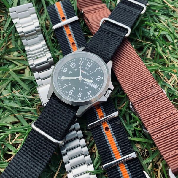 Mondaine M-Watch Swiss Classic Military-styled Field Watch - STUNNING ...