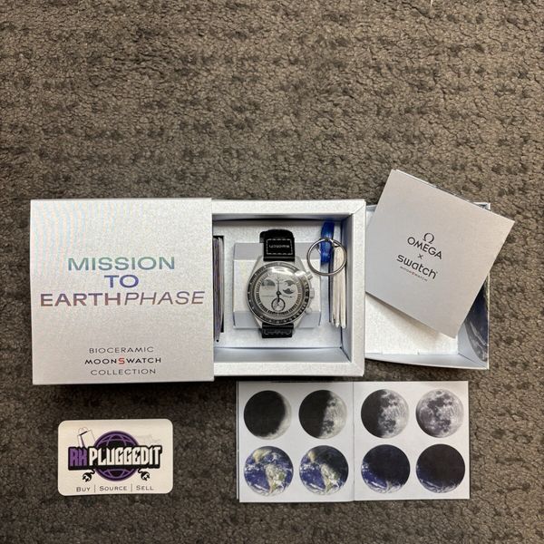 Swatch X Omega Mission to Earthphase | Fast ship | WatchCharts Marketplace