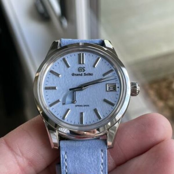GRAND SEIKO ELEGANCE 40MM BLUE SNOWFLAKE DIAL SBGA407 SKYFLAKE ...