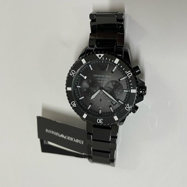 Emporio Armani AR70010 Chronograph Ceramic Watch , Read Description ...
