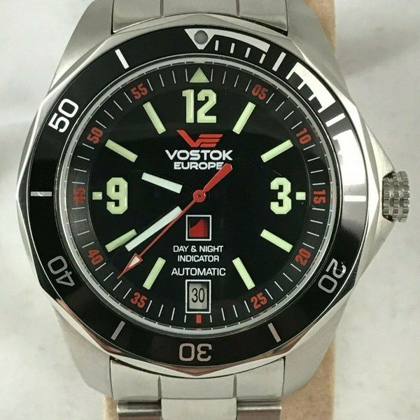 Vostok Europe K3 Submarine Automatic Day-Night Men's Watch Minor ...