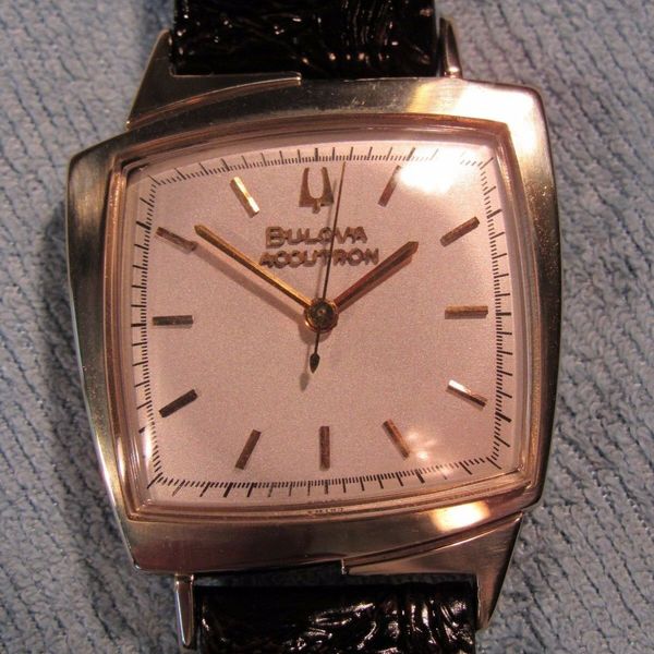 Restored 1st Year 1960 BULOVA Accutron 214 14k TV Style Case 521 Men's ...