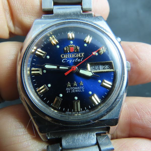 Japan Orient Three Star Daydate Automatic Men Watch | WatchCharts ...