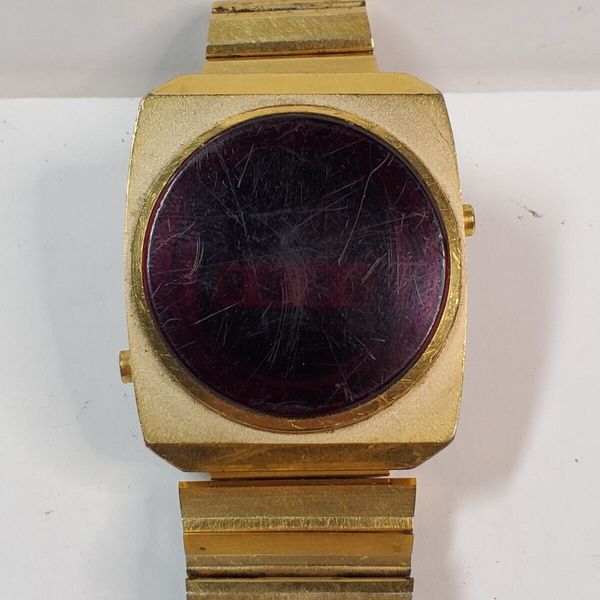 BENRUS Vintage LED Digital Watch - For Parts or Repair | WatchCharts ...
