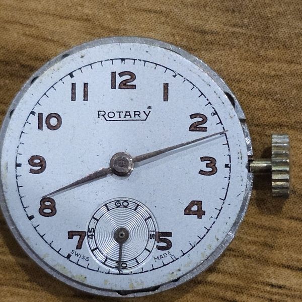 Rare Swiss Rotary 15 Jewels Mechanical Ladies Watch Movement -19mm ...