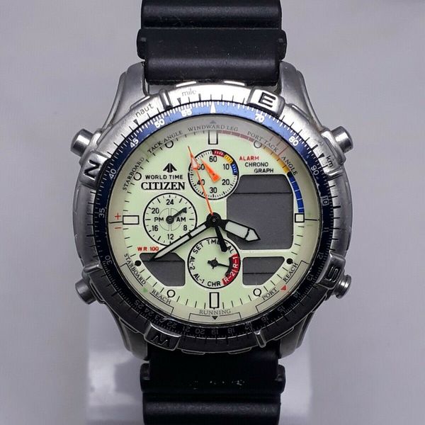 Vintage Citizen Promaster World Time C320-Q00249 l Men's Wristwatch As ...