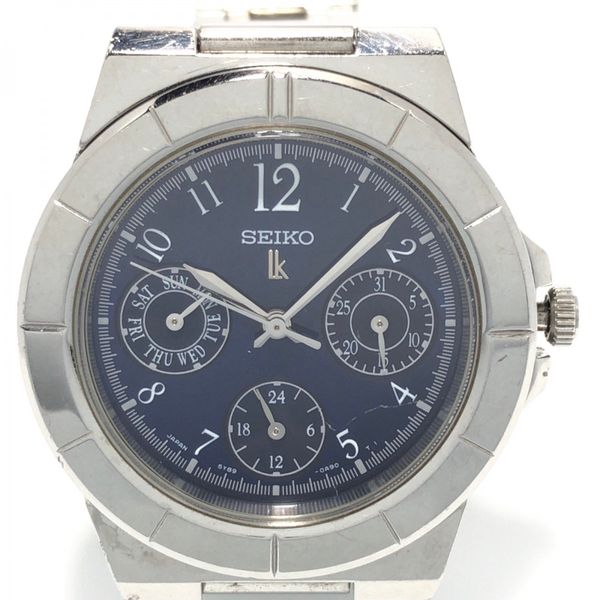[New] [Used] SEIKO LUKIA Watch Navy | WatchCharts Marketplace