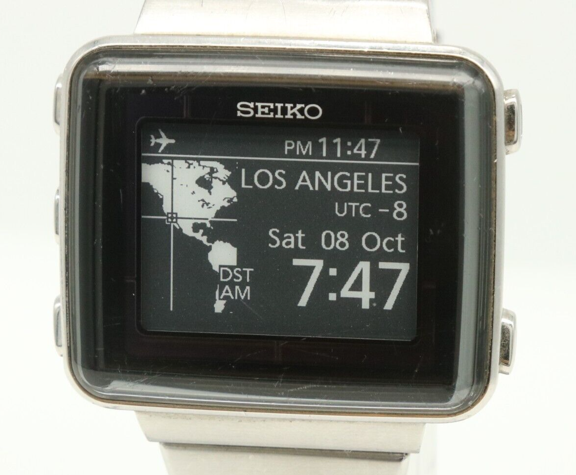 Seiko Spirit Sbpa003 e-ink men's watch S771-0AA0 Active Matrix Epd ...