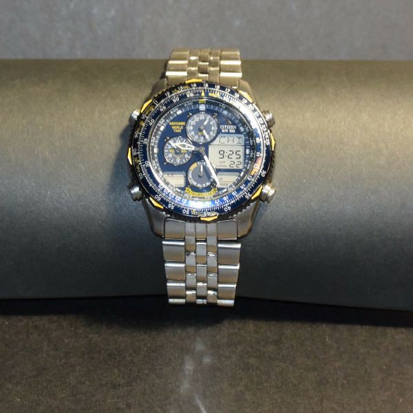 CITIZEN Promaster Navihawk Blue Angels Chronograph Watch C300-q00842 ...