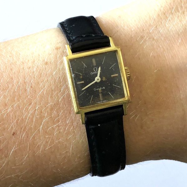 Vintage Omega 485 Geneve Fab Suisse Swiss Manual Wind Up Ladies Watch ...