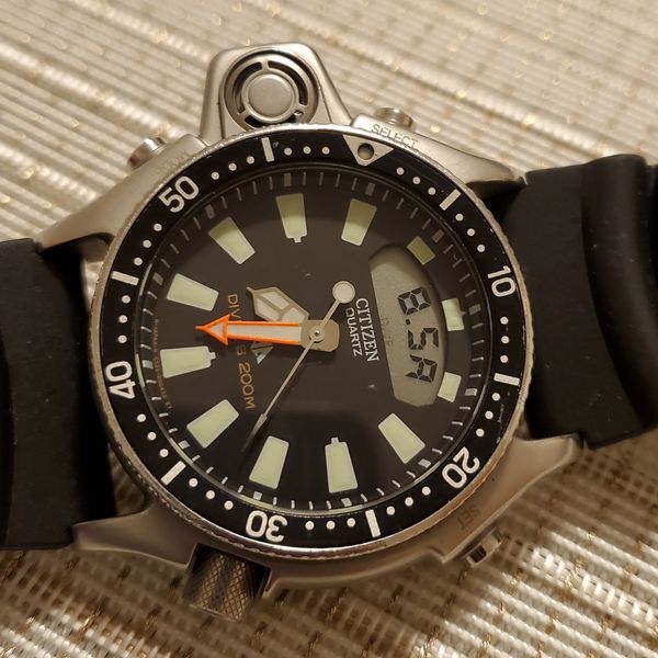 Vintage Citizen Promaster C520 GN-4- S Diver Men's Watch In Working ...