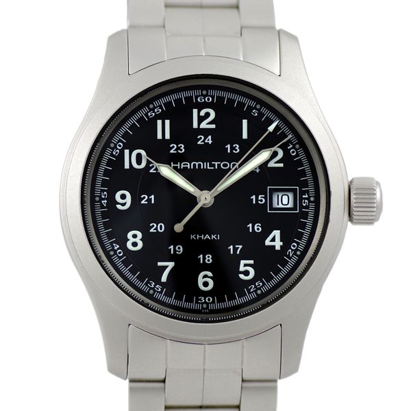 Battery replaced HAMILTON Hamilton Khaki Field H684112 Date Black Black ...