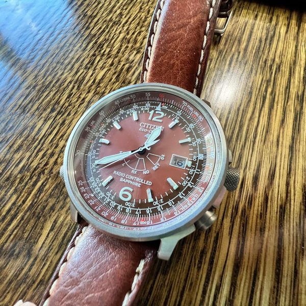 [WTS] JDM Titanium Sapphire Citizen Nighthawk | WatchCharts Marketplace