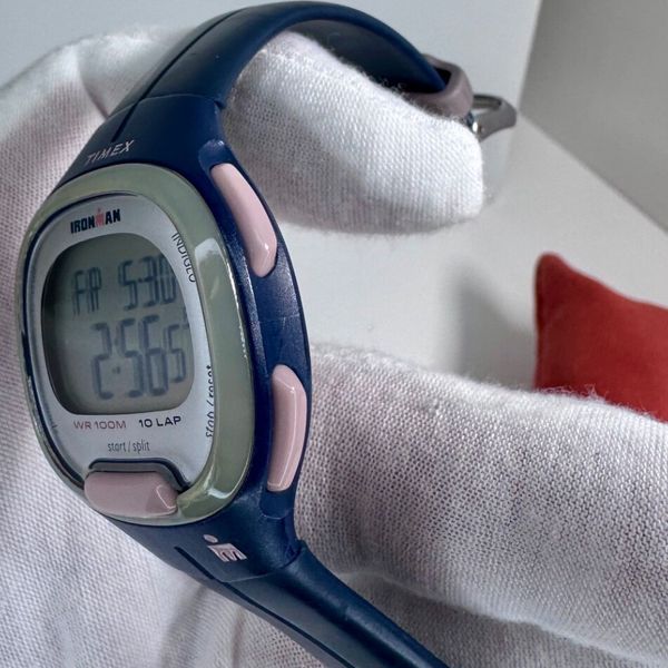 Timex TW5M35100 Ironman 10 Lap Transit Women's Alarm/Chronograph Watch ...