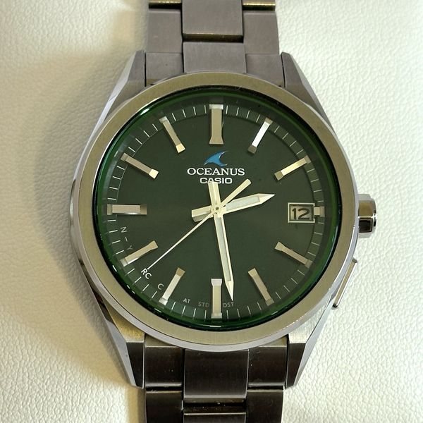 Casio Oceanus OCW-T200S-3AJF RARE GREEN DIAL | WatchCharts Marketplace