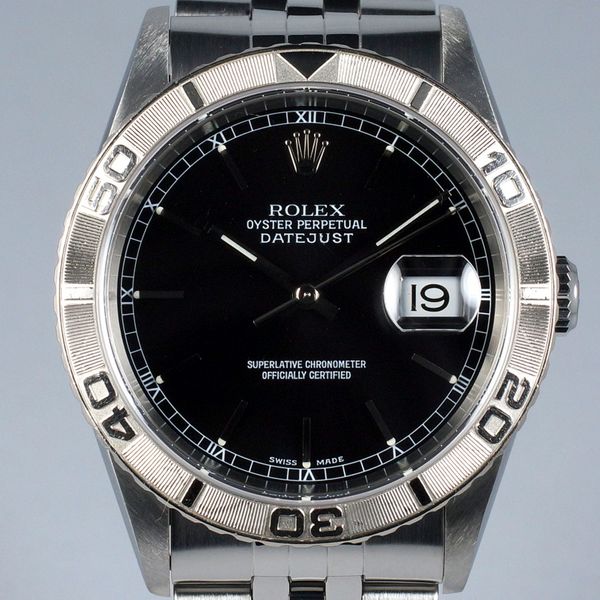 FS: 2002 Rolex DateJust Ref: 16264 Thunderbird | WatchCharts