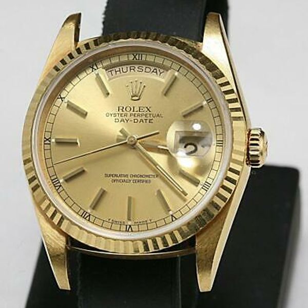 ROLEX Day-Date Ref 18238 Double Quick Set President Watch Head only ...