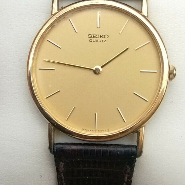Seiko Mens Vintage Classic Quartz Watch 6530-7000 | WatchCharts Marketplace