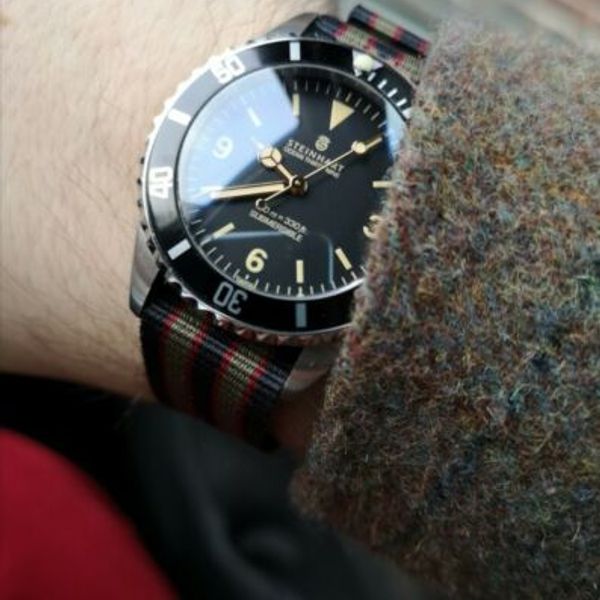 Steinhart Ocean Explorer 39 Rolex Submariner Homage Gnomon Dive Watch ...