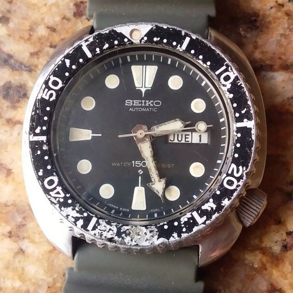 SEIKO DIVER TURTLE 6309-7049 RESIST 150M VINTAGE | WatchCharts Marketplace