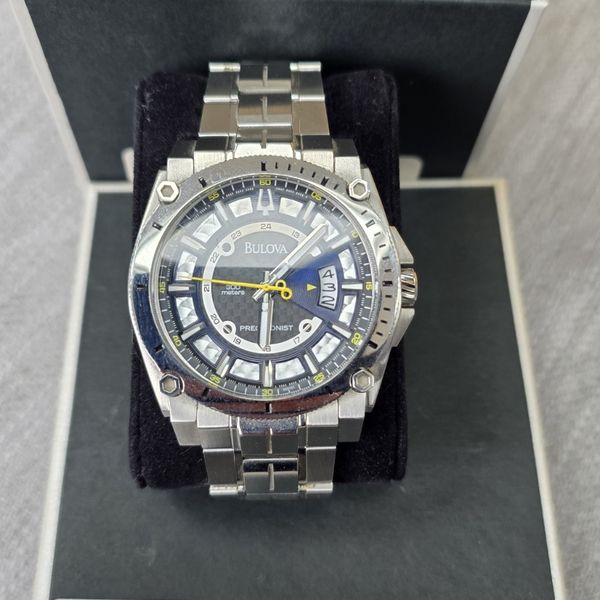 Bulova Precisionist Mens Watch 96B131 Quartz, Used Good Condition ...