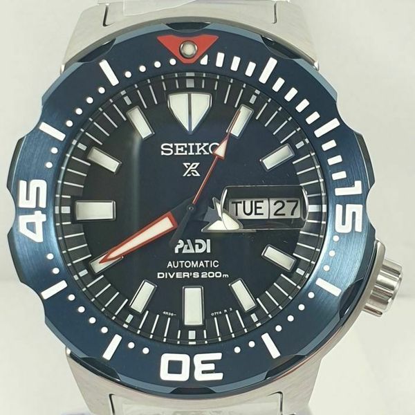 SEIKO PROSPEX MONSTER PADI NEW MEN'S AUTOMATIC 200m DIVER'S WATCH ...