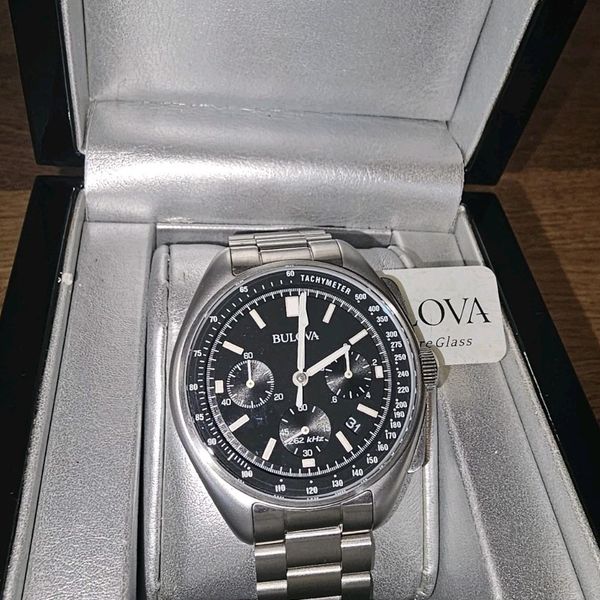 Bulova Lunar Pilot 96B258 44mm Stainless Steel Case Srainles Steel ...