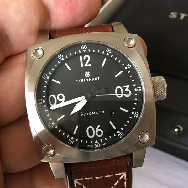 NEW! Steinhart Aviation Men's Automatic Watch A0704 (ETA 2824-2 ...
