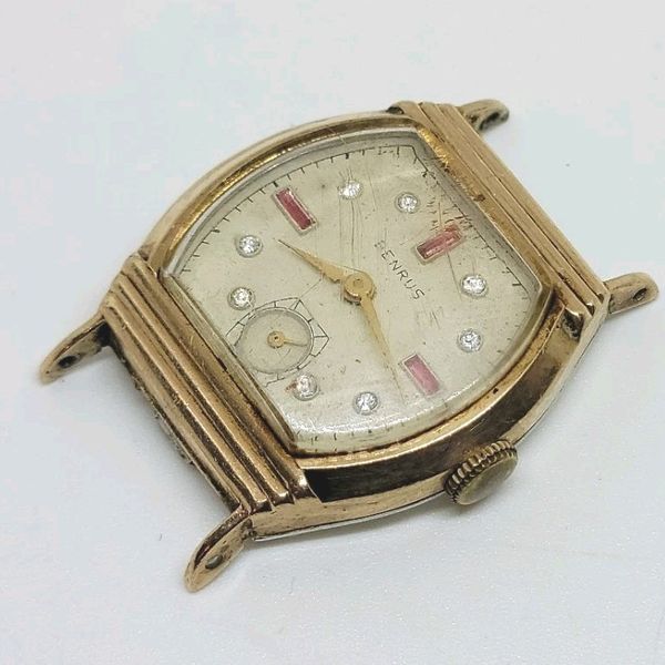Vintage Benrus BB3 15J Ruby Dial Mechanical Wrist Watch Runs ...