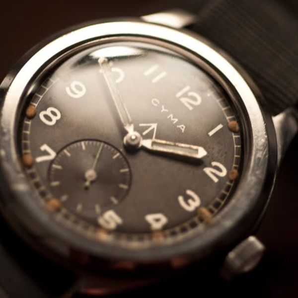 FS: Cyma Vintage Military watch, hand wind | WatchCharts Marketplace