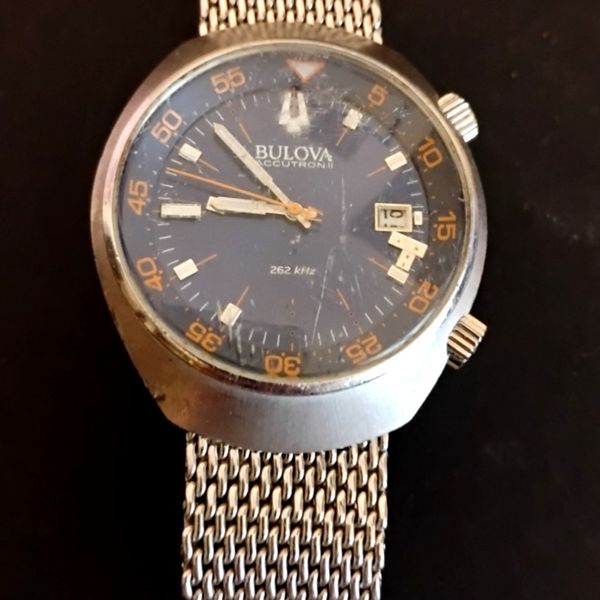 BULOVA ACCUTRON II 262 KHz Blue Dial MENS WATCH | WatchCharts Marketplace